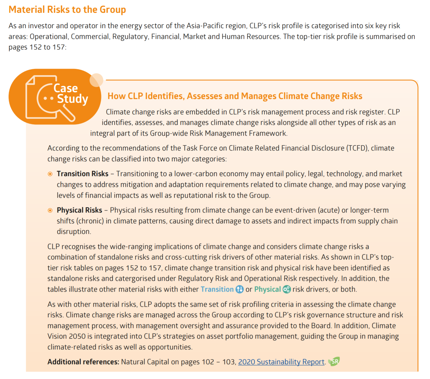 Climate change and TCFD